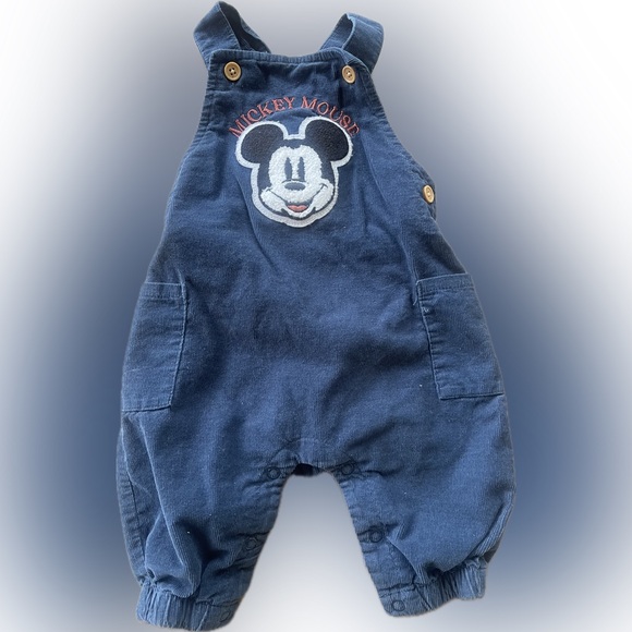Disney | Bottoms | Disney Kids Overalls With Mickey Mouse Navy | Poshmark